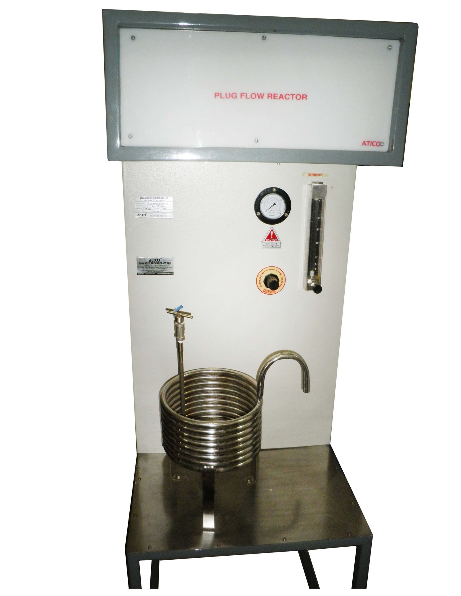 RTD Studies in Plug Flow Reactor - Mechanical Lab Equipment's